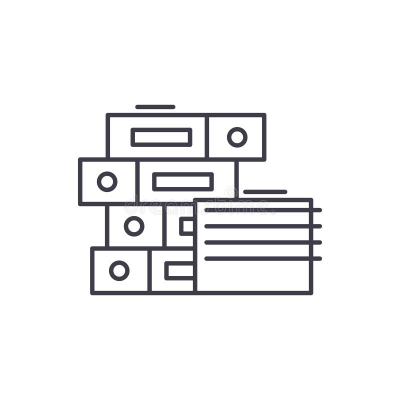 Documentation Line Icon Concept. Documentation Vector Linear ...