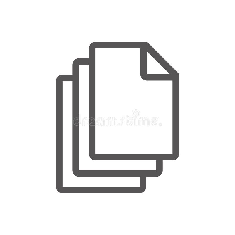 A4 Documentpictogram, Document Pictogram, Vectoreps10 Documentdocument ...