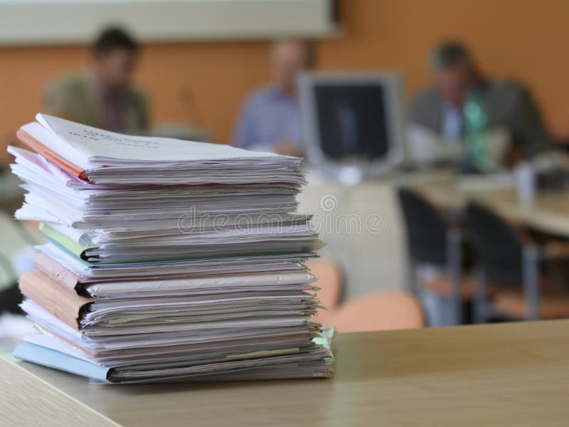 Documents stock image. Image of load, jadedness, documents - 10110213
