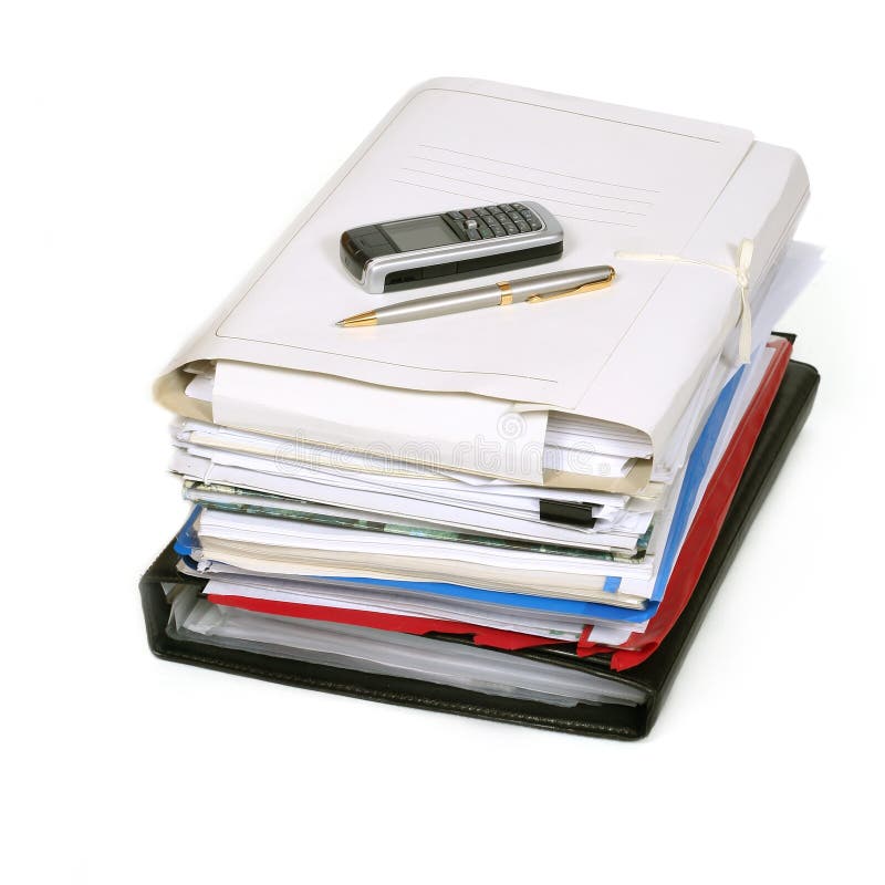 Documents stock photo. Image of papers, office, secretary - 597170
