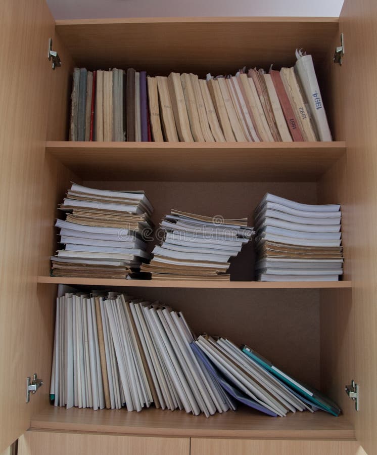 Documents Cabinet High Quality Stock Image - Image of folders ...