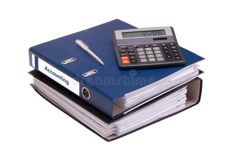 Dossier De Documents Comptables Photo stock - Image du notes, fichiers ...