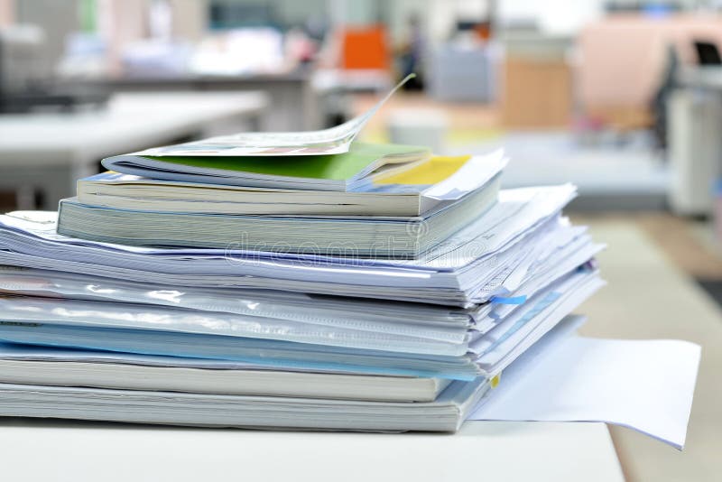 Documents on desk stock image. Image of firm, career - 61932635