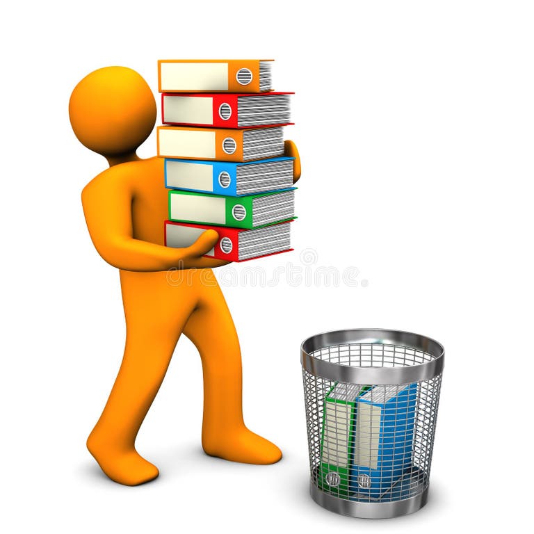 Documents Destruction stock illustration. Illustration of throw - 26786655