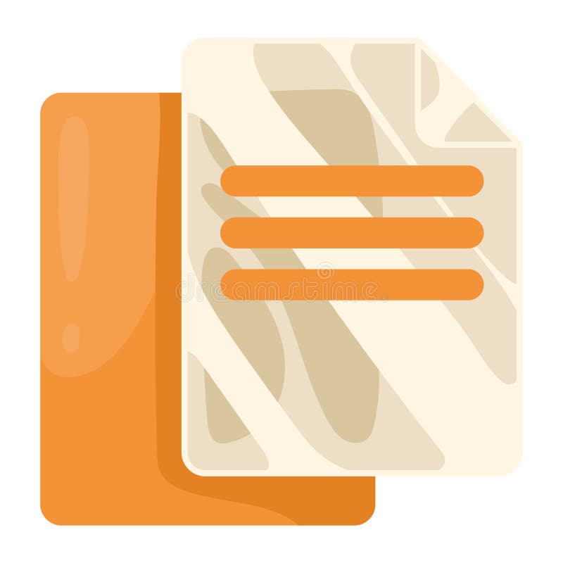 Documents File Glassmorphism Style Stock Vector - Illustration of ...