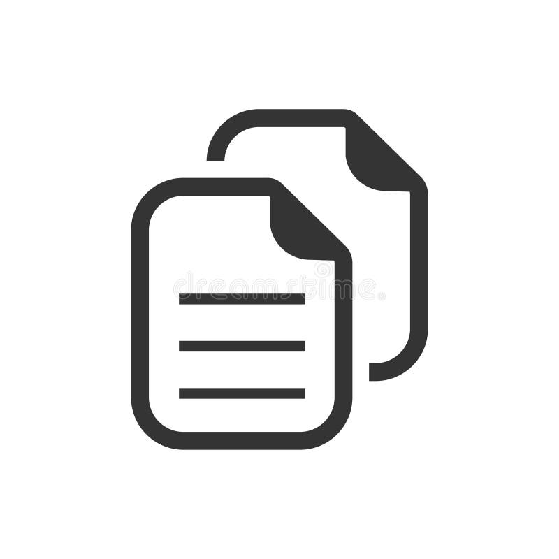 Paper documents file icon stock illustration. Illustration of file ... Paper documents file icon stock illustration. Illustration of file ...