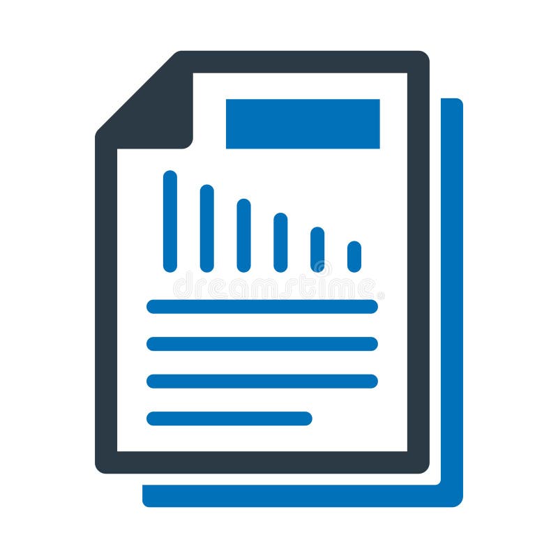 Documents, File Vector Icon Which Can Easily Modify Stock Illustration ...