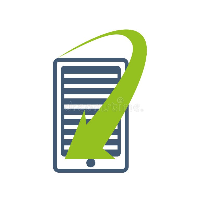 Documents Files Arrow Download Stock Vector - Illustration of business ...