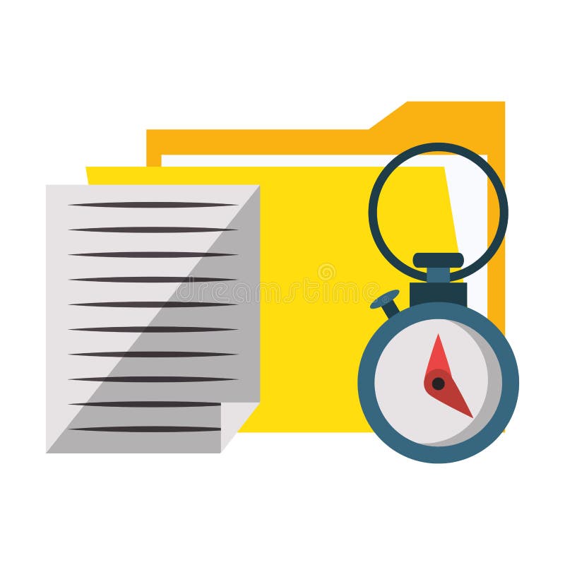 Documents Files System Archives Cartoon Stock Vector - Illustration of ...