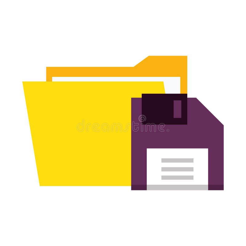 Documents Files System Archives Cartoon Stock Vector - Illustration of ...