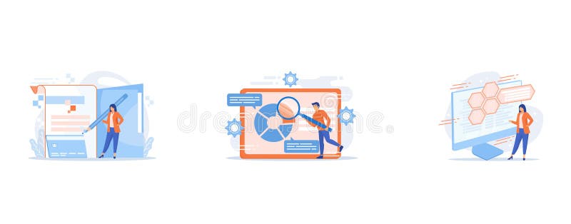 Document Scanning Cartoon Stock Illustrations – 229 Document Scanning ...