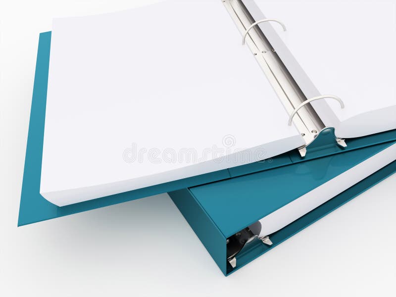 Documents Folder Book Rendered Stock Illustration - Illustration of ...