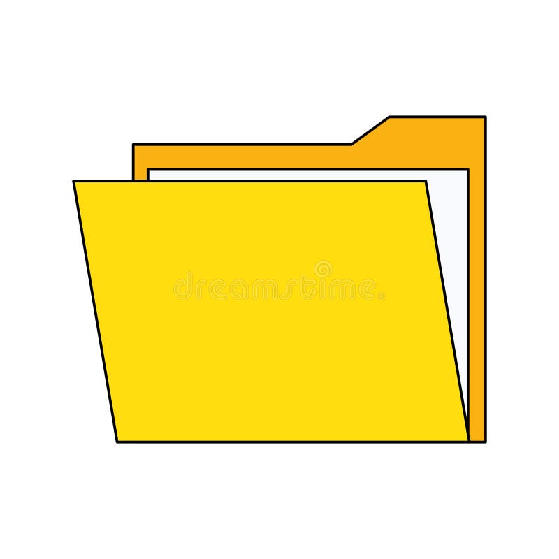 Documents Folder Files Icon Cartoon Stock Vector - Illustration of icon ... Documents Folder Files Icon Cartoon Stock Vector - Illustration of icon ...