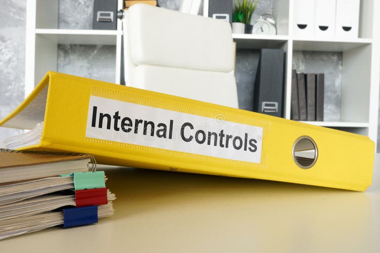 Documents and a Folder about Internal Controls, or Organizational ...