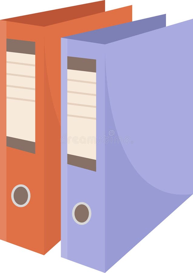 Documents Folders Stack stock vector. Illustration of office - 298204750