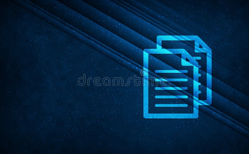 Documents Icon Natural Sky Light Abstract Dark Blue Background Stripes ...