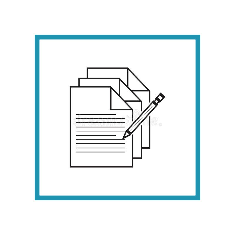 Qdocument stock vector. Illustration of magnifier, reading - 166544648