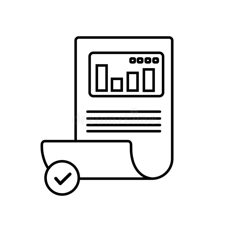 Documents Icon Vector. Report Illustration Sign. Analysis Symbol or ...