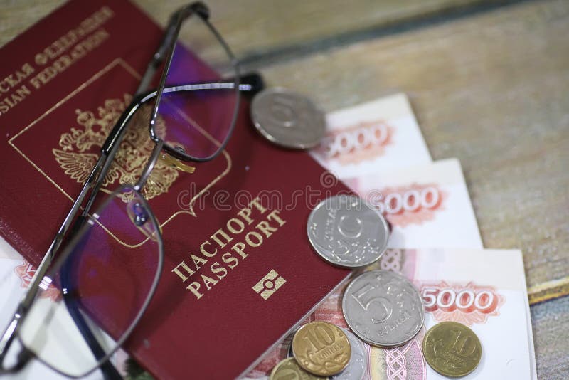 Documents and Money on the Floor Stock Image - Image of budget, loan ...