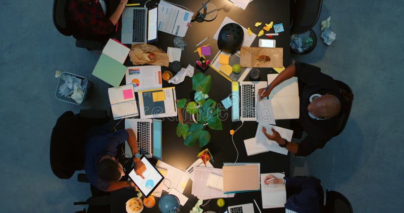 Documents, Paper and Notebook in Office with Analytics Data Team with ...