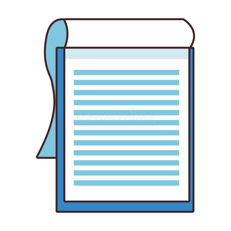 Documents Paper Sheet Cartoon Stock Vector - Illustration of icon ...