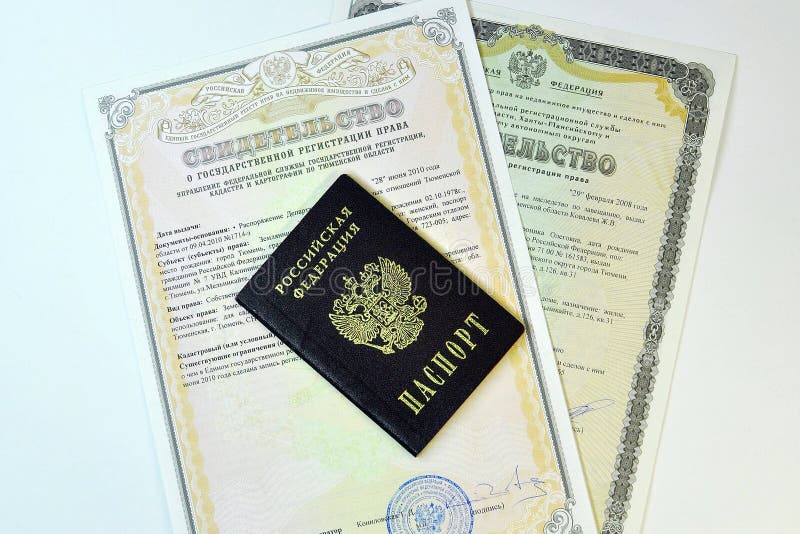 Documents: Passport of the Citizen of the Russian Federation and ...