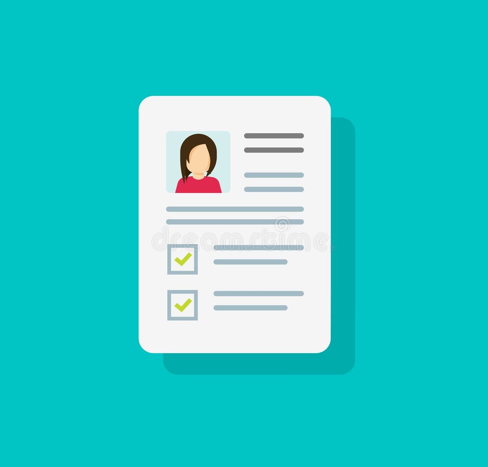 Resume Symbol Stock Illustrations – 19,945 Resume Symbol Stock ...