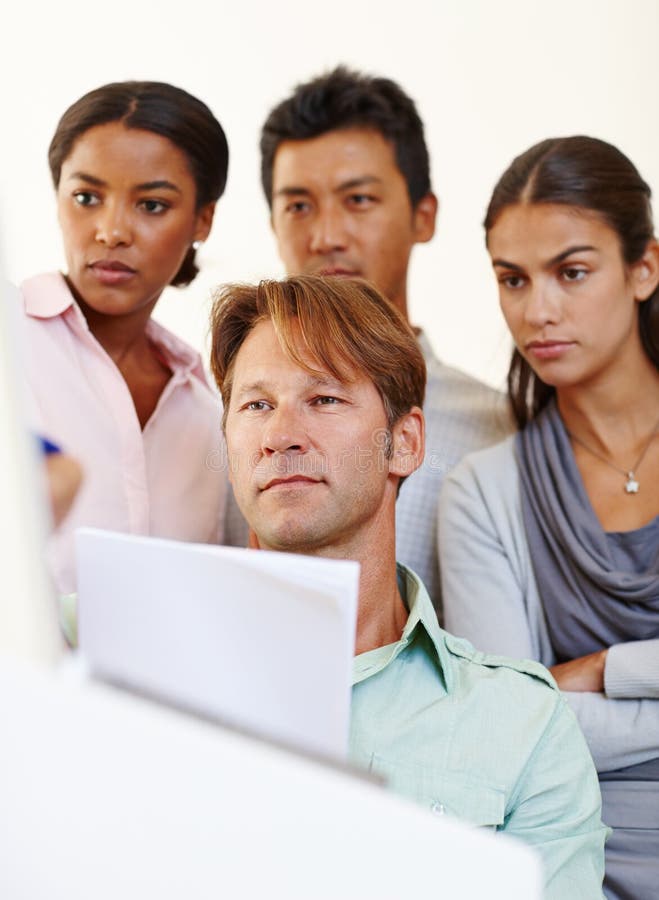 Documents, Planning or Group of Business People with Teamwork, Solution ...