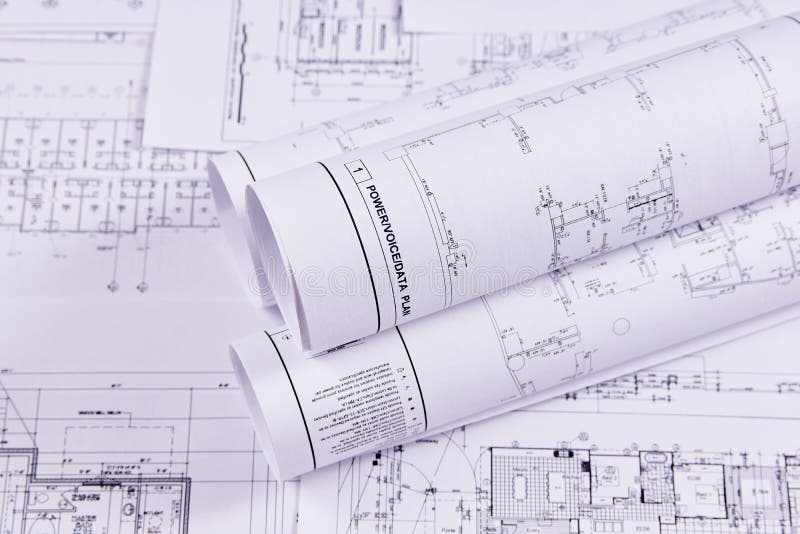 Documents for the Project Engineering Work Editorial Stock Photo ...