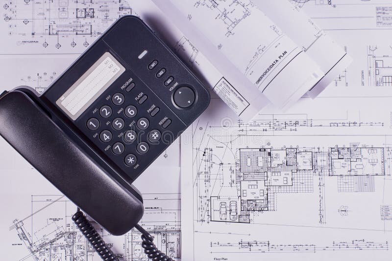 Documents for the Project Engineering Work Editorial Stock Image ...