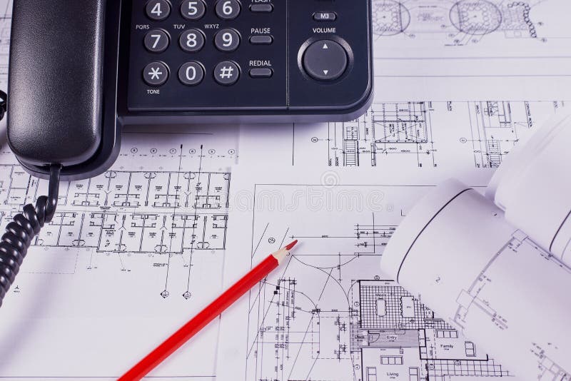 Documents for the Project Engineering Work Editorial Photo - Image of ...