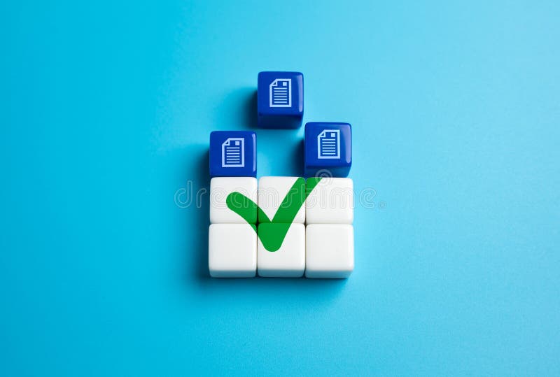 Documents Required for Approval. Verification Stock Photo - Image of ...