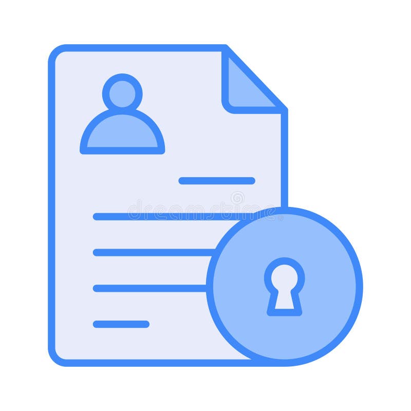 Protect Privacy, Protection and Security Vector Icons Set Cyber ...