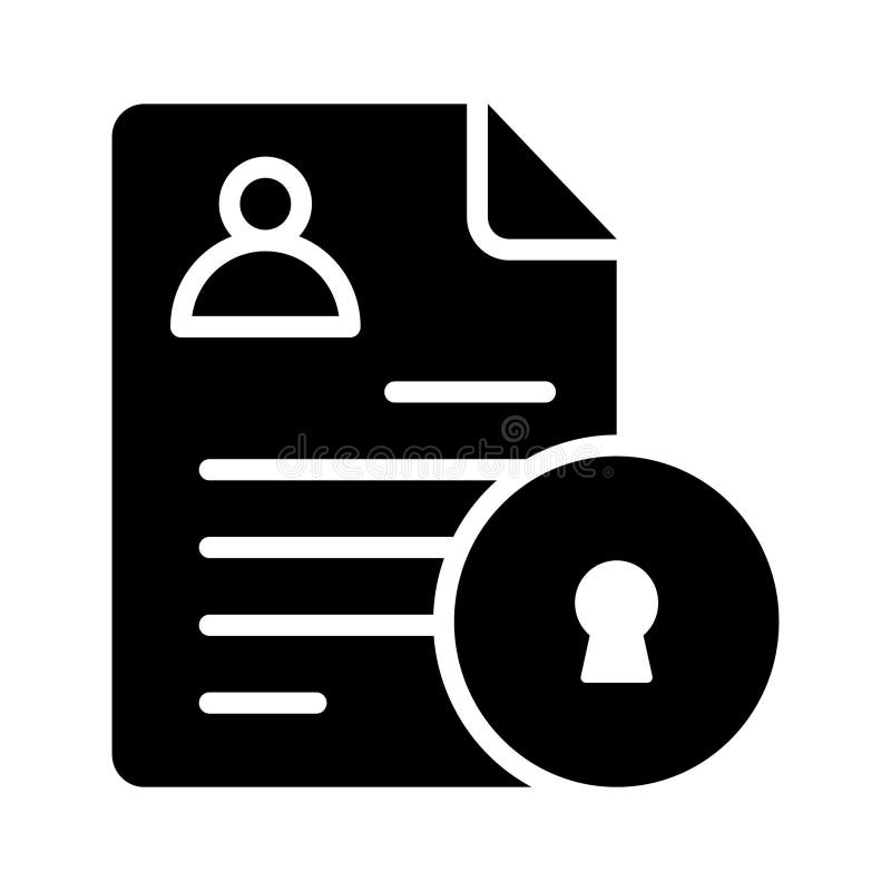 Protect Privacy, Protection and Security Vector Icons Set Cyber ...
