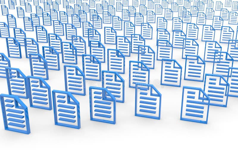 Documents signs. Storage stock illustration. Illustration of supply ...