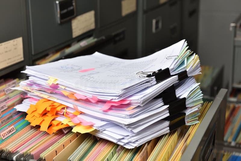 Documents stock image. Image of paperclip, archive, business - 113015729