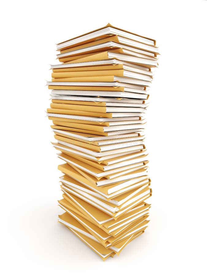 Documents stack stock illustration. Illustration of pile - 60063111