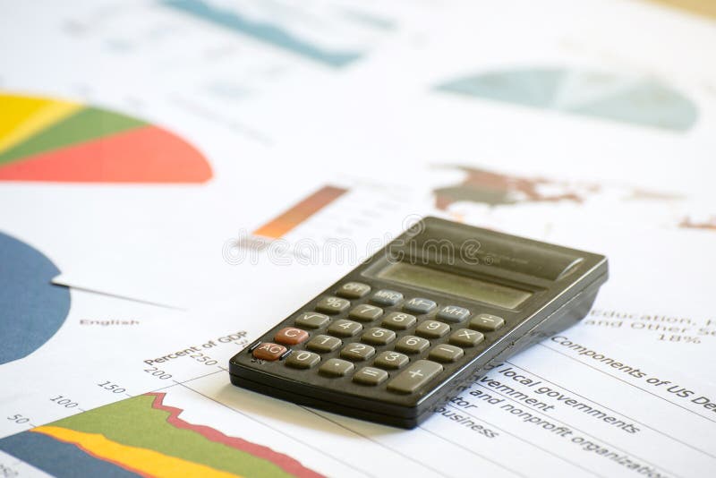 Documents with Statistics and Analytical Research for Report. Stock ...