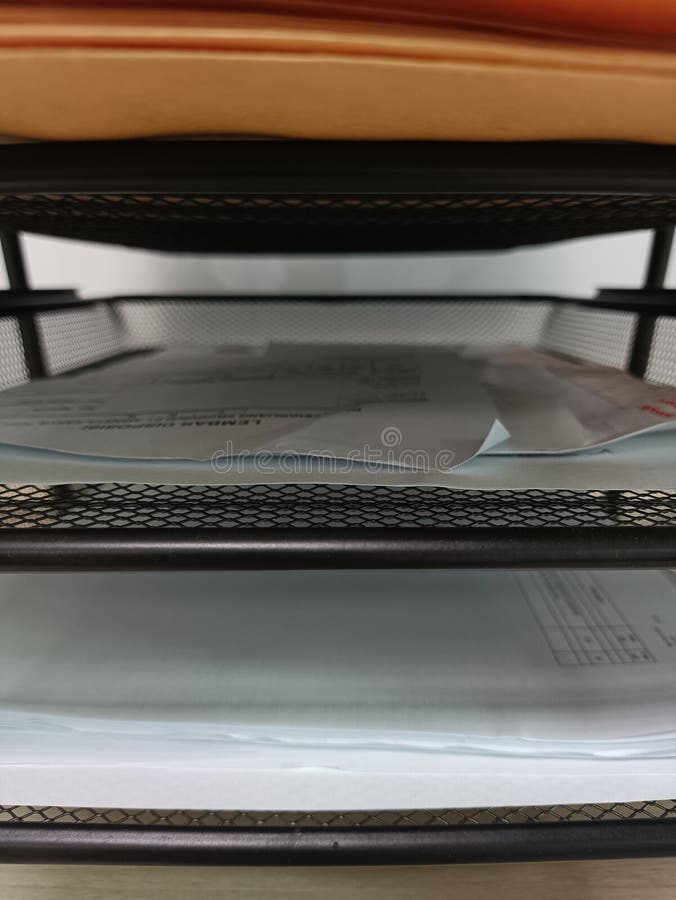 Documents Steel Rack for Work Stock Image - Image of window, bumper ...