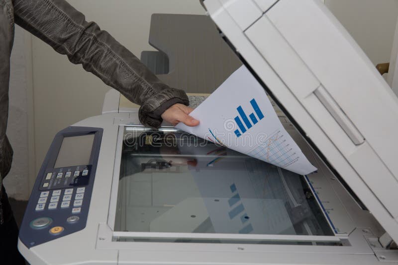 Copy Machine Needs To Be Fix, Printer Failure Stock Photo - Image of ...