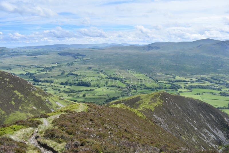 Doddick Fell looking south stock photo. Image of blencathra - 174931714