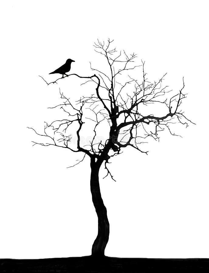 Dode boom stock illustratie. Illustration of installaties - 1425279