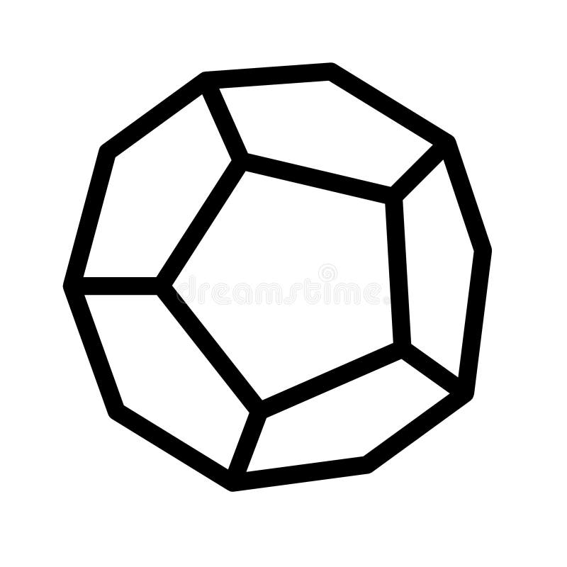 Dodekaeder Icon Stock Illustrations – 1 Dodekaeder Icon Stock ...