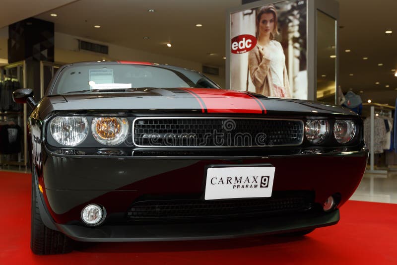 Dodge Challenger Rallye Redline in Motor Show 2014 Editorial ...