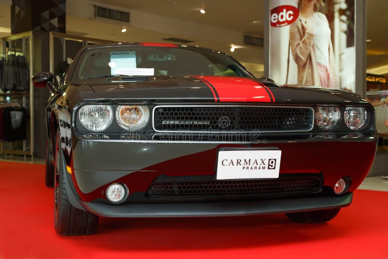 Dodge Challenger Rallye Redline in Motor Show 2014 Editorial ...