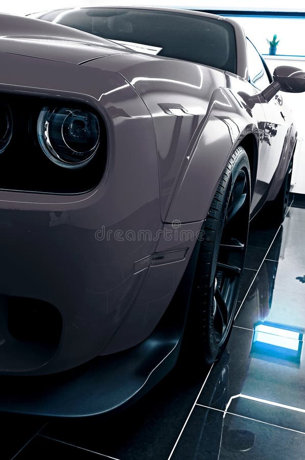 Dodge Challenger SRT Hellcat Red Eye Stock Photo - Image of wheel ...