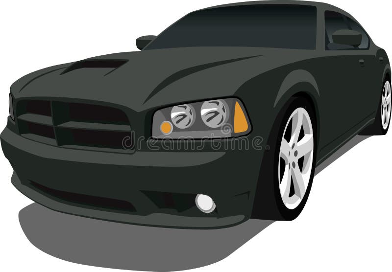 Dodge Charger Cartoon Stock Illustrations – 17 Dodge Charger Cartoon ...