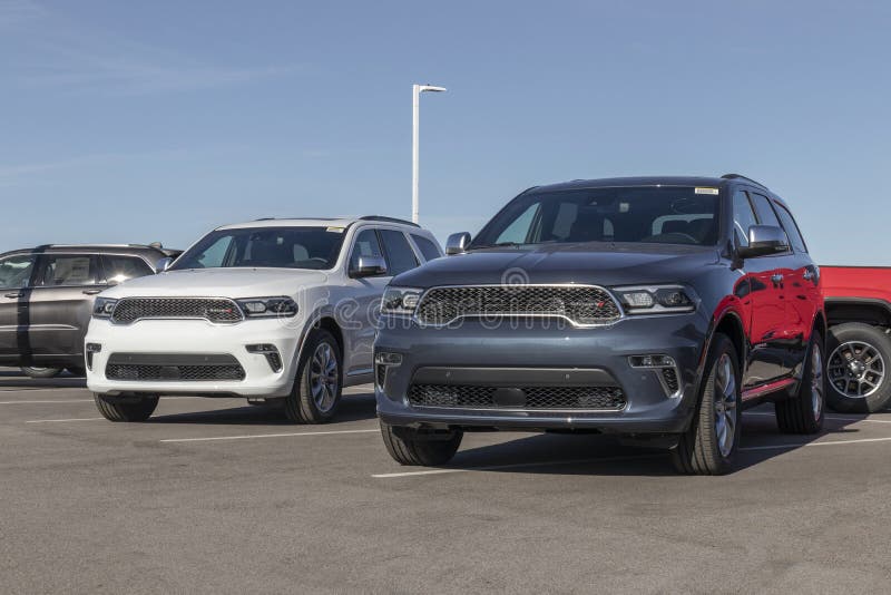 Dodge Durango Display at a Stellantis Dodge Dealership. the Dodge ...