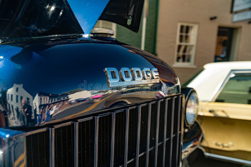 Dodge Power Wagon 50s Logo Hood Car Stock Photos - Free & Royalty-Free ...