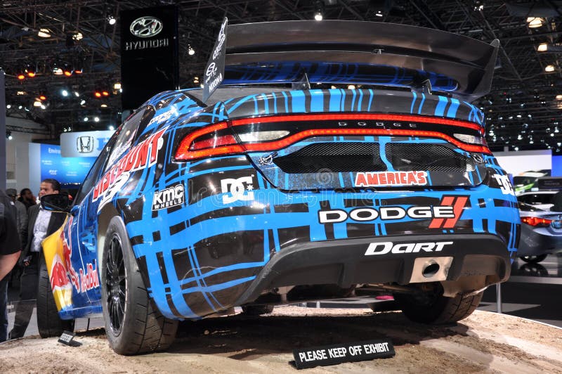 Dodge Red Bull Car editorial stock photo. Image of street - 24344318